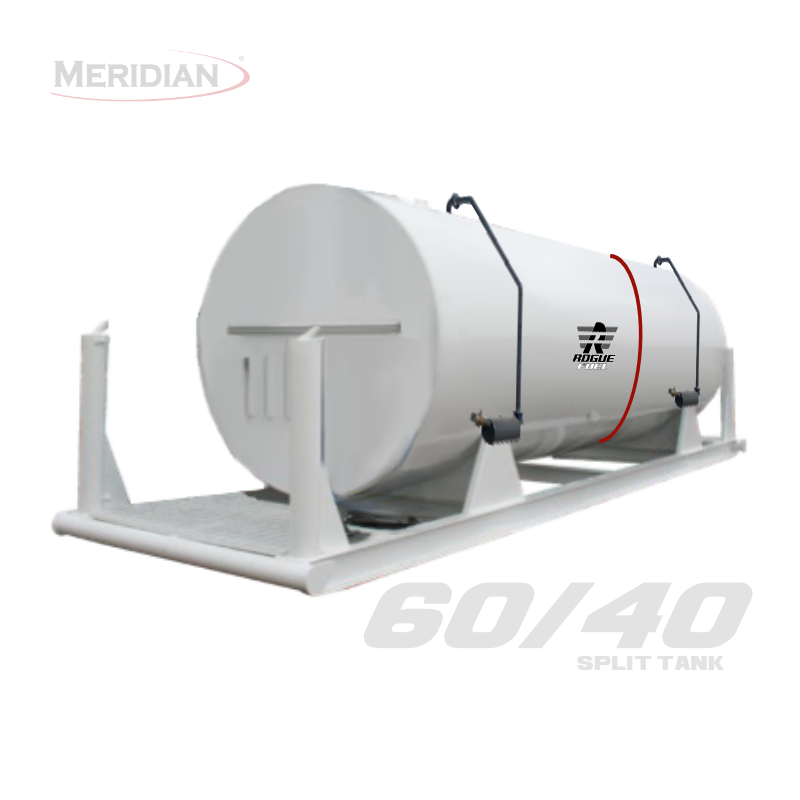 25000L/5499G HD Double Wall 60/40 Split Fuel Tank & Skid Model ...