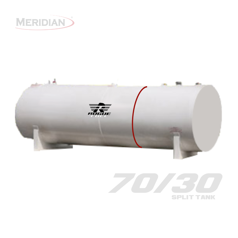 4,595 Litre/ 1000 Gallon Double Wall 70/30 Split Fuel Tank, Fully Weld